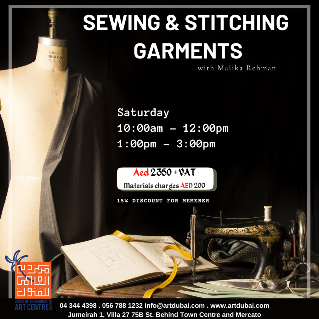 SEWING & STITCHING FOR BEGINNERS – Dubai International Art Centre