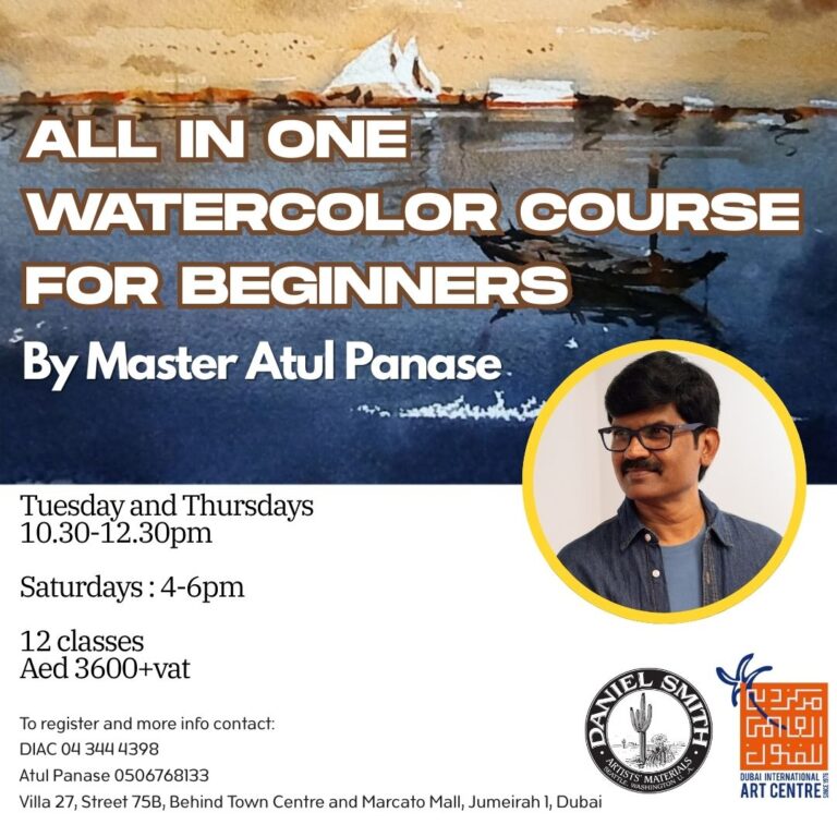 Water Color Course For Beginners By Atul Panase – Dubai International ...