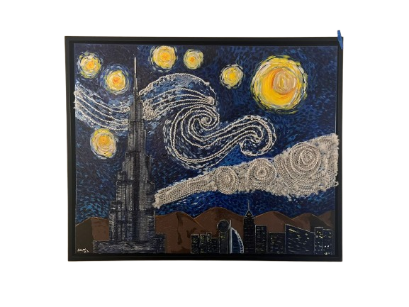 Starry Night in Dubai – inspired by Vincent Van Goghs Starry Night ...
